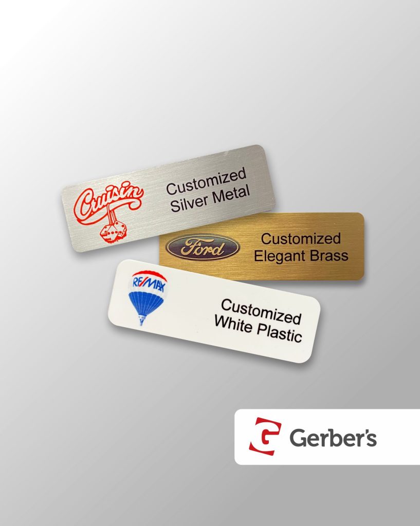 Custom Name Badges - Gerber's